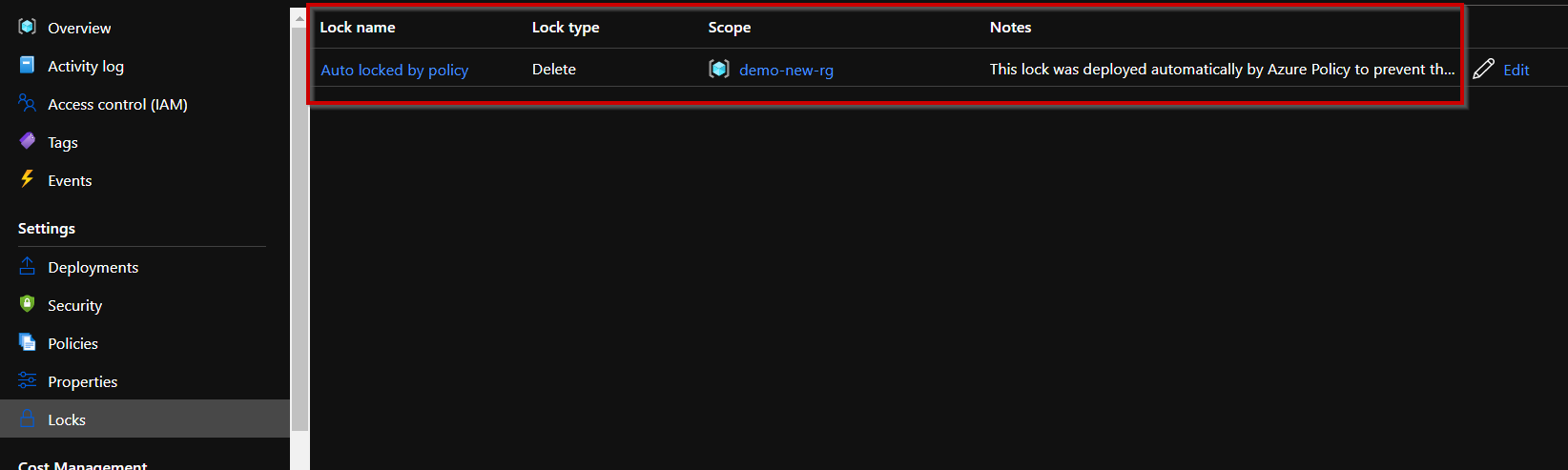 Automatically audit and deploy Azure Resource Locks with Azure Policies Automatically audit and deploy Azure Resource Locks with Azure Policies
