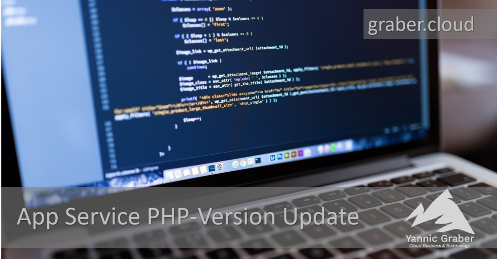 App Service PHP-Version Update - Cloud Business & Technology