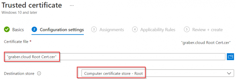 Zertifikat basiertes Point to Site Azure VPN per Intune - by Yannic Graber
